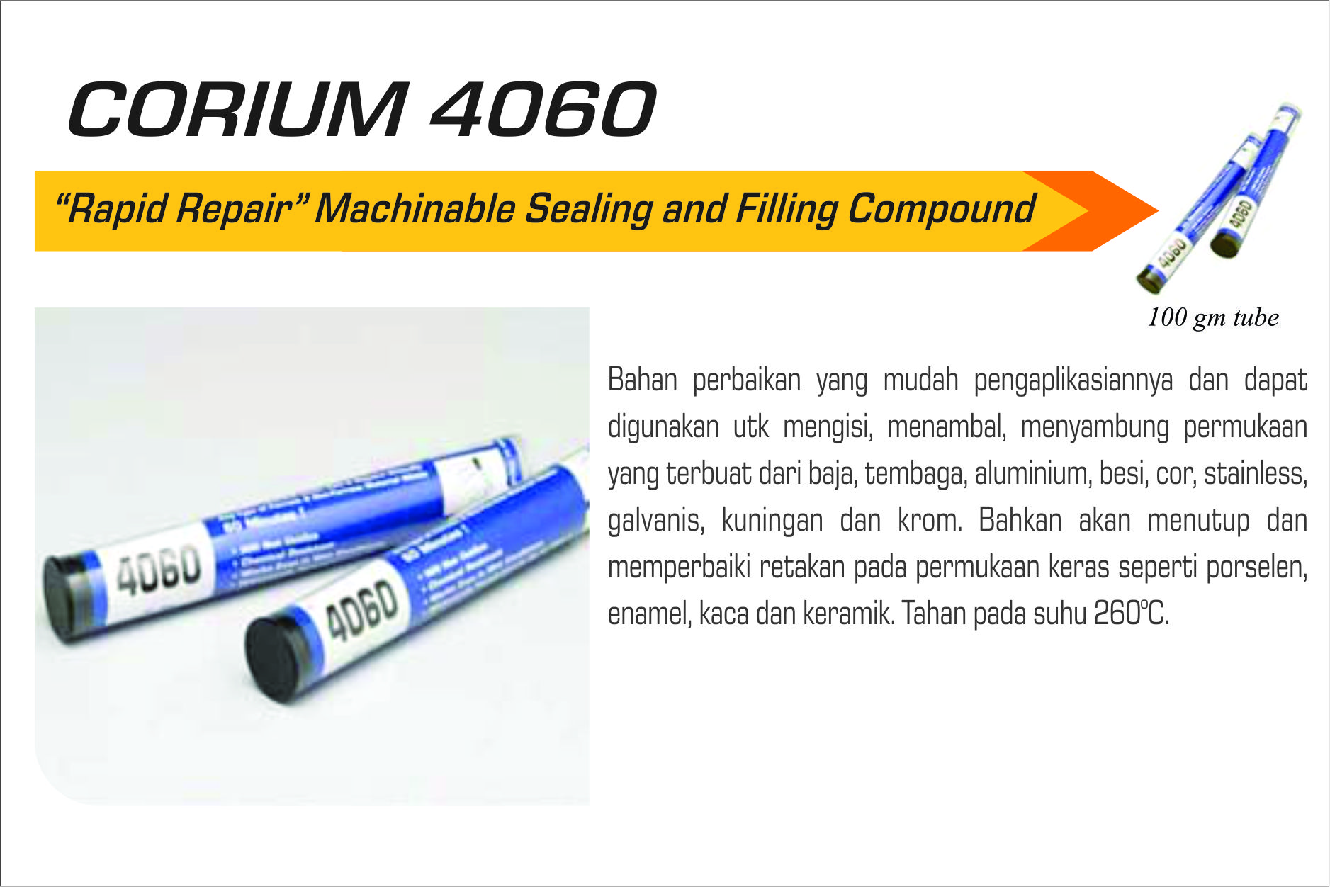 Sealant | PT. MAGNA PERKASA | CORIUM, EPXYLON, Maintenance Repair ...